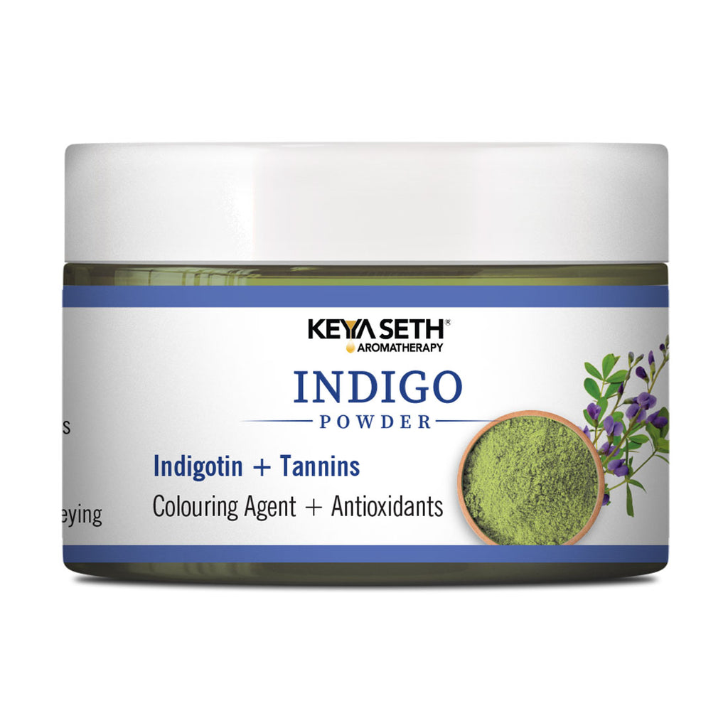 Indigo Powder Hair Pack with Indigotin & Tannins for Grey Prevention ...