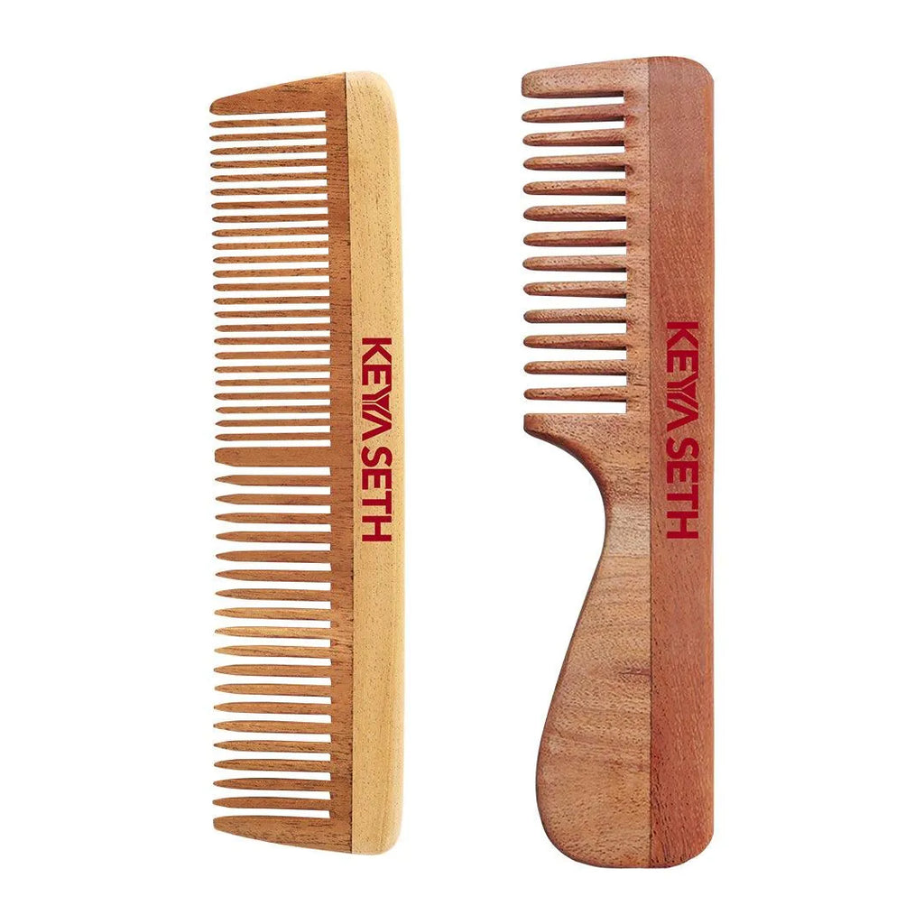 Handmade Neem Wooden Comb for Women: Detangles, Controls Frizz, Anti-S ...