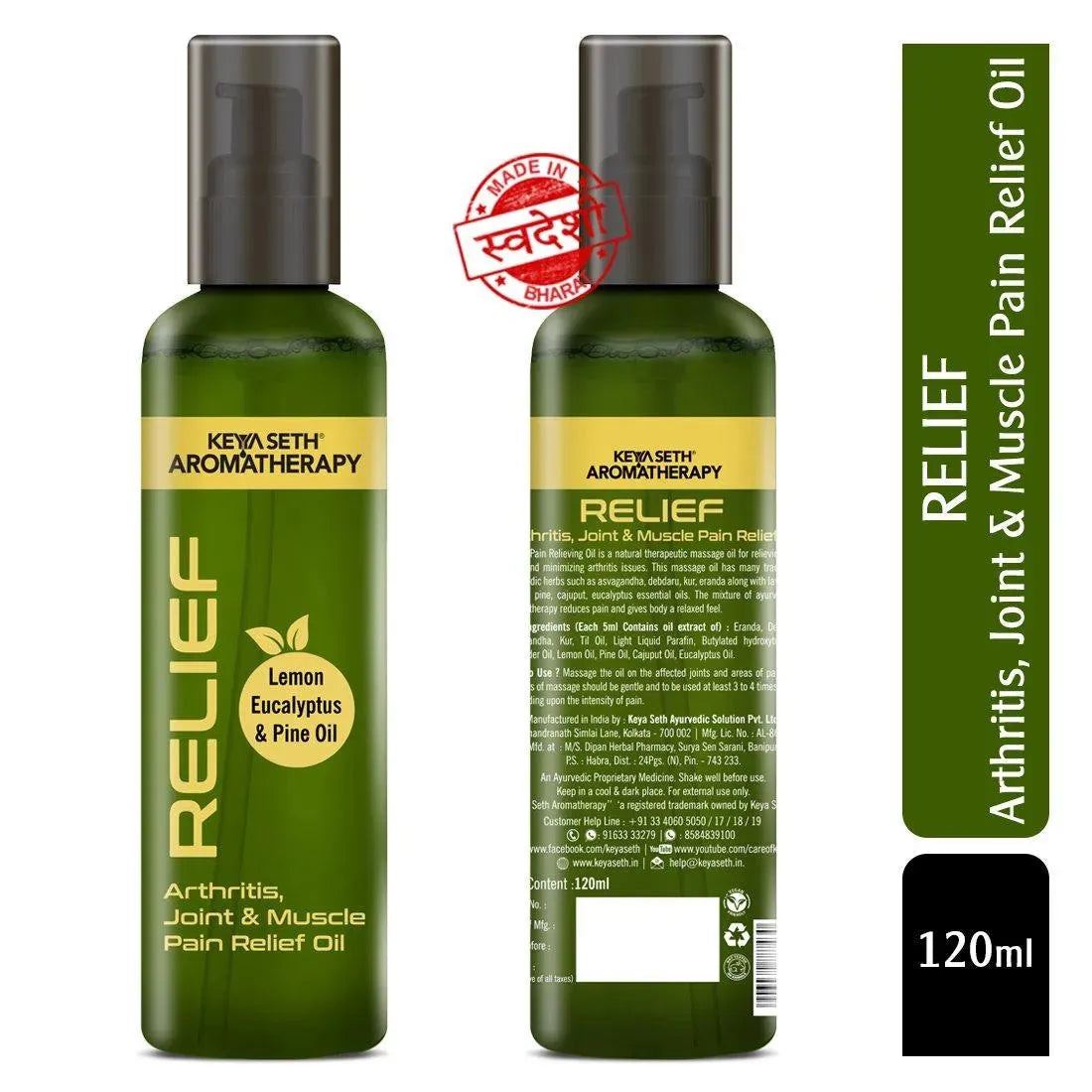 Relief Oil-Relieving Oil- Natural Therapeutic for Arthritis, Joint ...